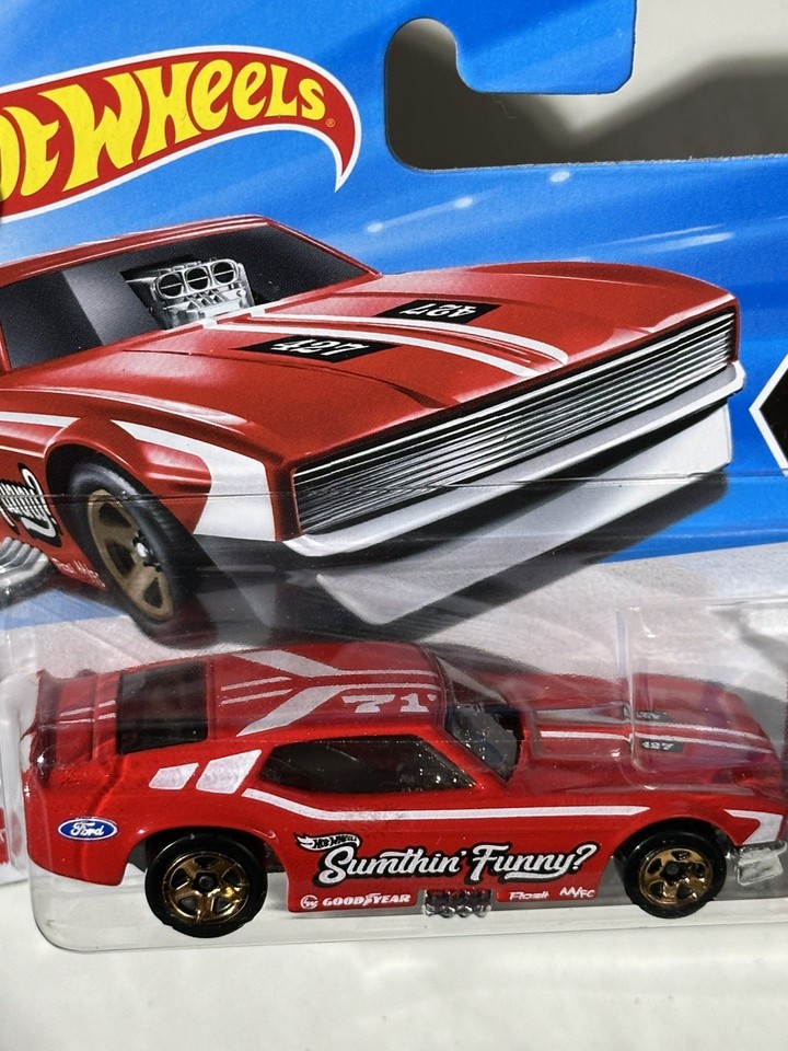 Hot Wheels ‘71 Mustang Funny Car, Red, HW Mustang 60, Brand New, Sealed ...
