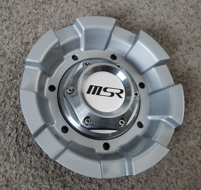 MSR Wheels Gray / Silver Custom Wheel Center Cap # 3222 | eBay