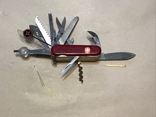 Vintage Swiss Army Knife Multi Tool Wenger Delemont | eBay