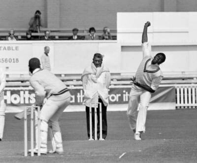 West Indies Cricket Great Joel Garner 1980S No 67 Old Photo | eBay