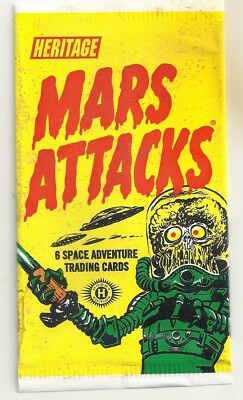 2012 MARS ATTACKS - EMPTY WRAPPER - PRODUCED BY TOPPS HERITAGE | eBay