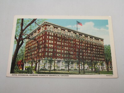 Hotel Sovereign Chicago IL Illinois Vintage Postcard Curt Teich i60 | eBay