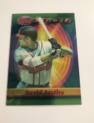 1994 TOPPS DAVID JUSTICE - ATLANTA BRAVES - Topps Finest #233 | eBay