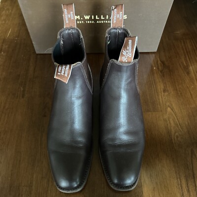 RM Williams 8 Narrow U.S. (7F AUS) Chestnut Comfort Craftsman Boots | eBay
