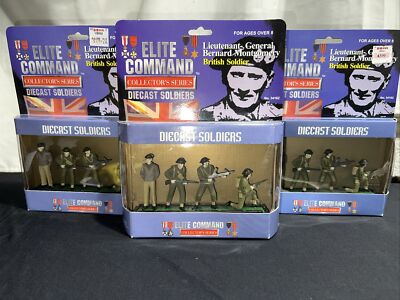 Elite Command American WWII BRITISH SOLDIER Toy Soldier Set Diecast Lot ...