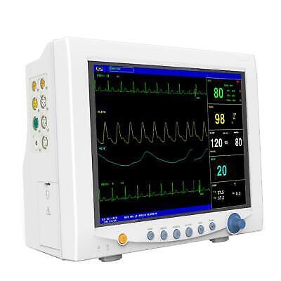 12.1'' TFT Color LCD Vital Signs CCU Monitor ECG RESP SpO2 PR NIBP TEMP ...