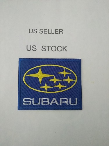 SUBARU EMBROIDERED PATCH IRON/SEW ON ~2-3/4" x 2-1/8" MOTOR SPORT RALLY ...