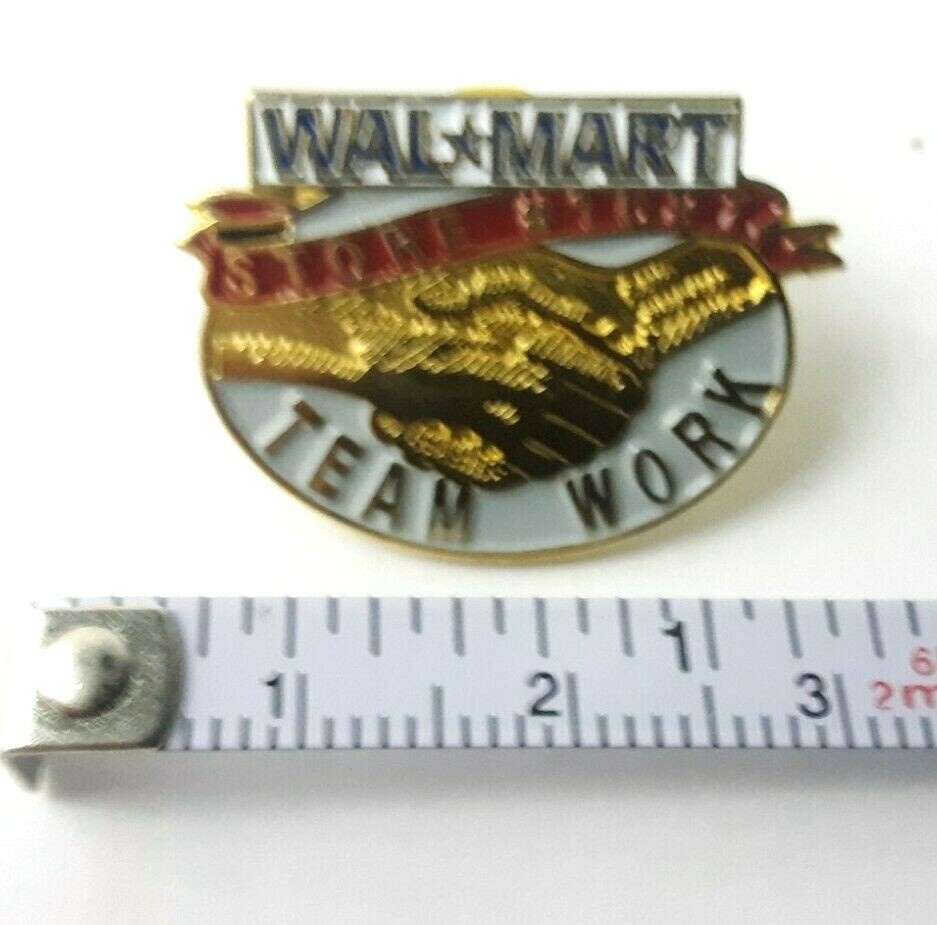 Walmart Kansas Store 1691 Team Work Hand Shake Pin with Back by 82 ...