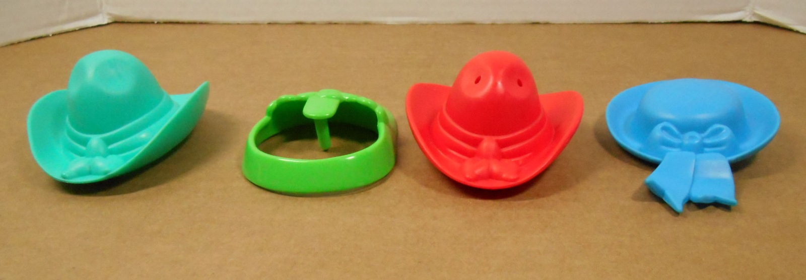 Mr Mrs Potato Head Parts Accessories Lot of 4 Different Unique Hats ...