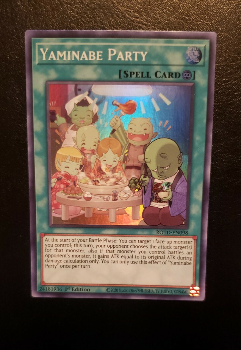 Yugioh Yaminabe Party ROTD-EN098 1st Ed Pack Fresh | eBay