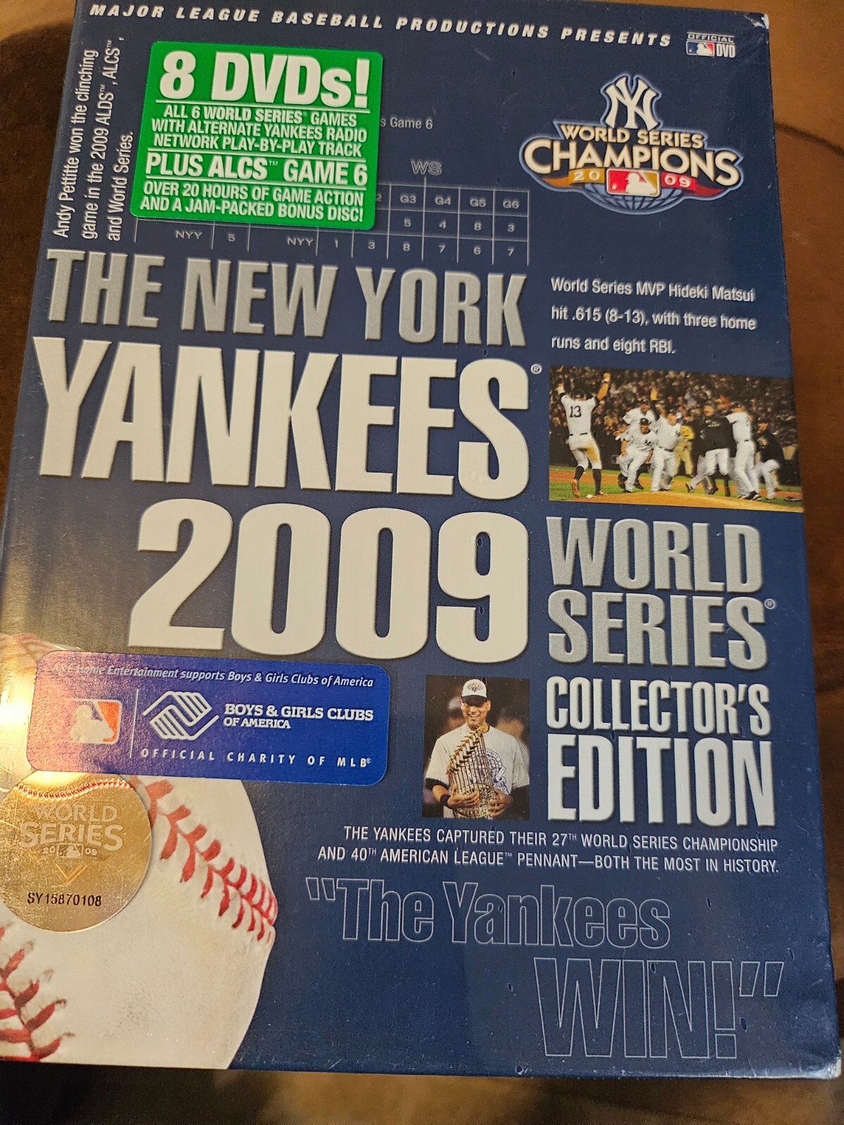 New York Yankees 2009 World Series DVD Collection 8 DVDS | eBay