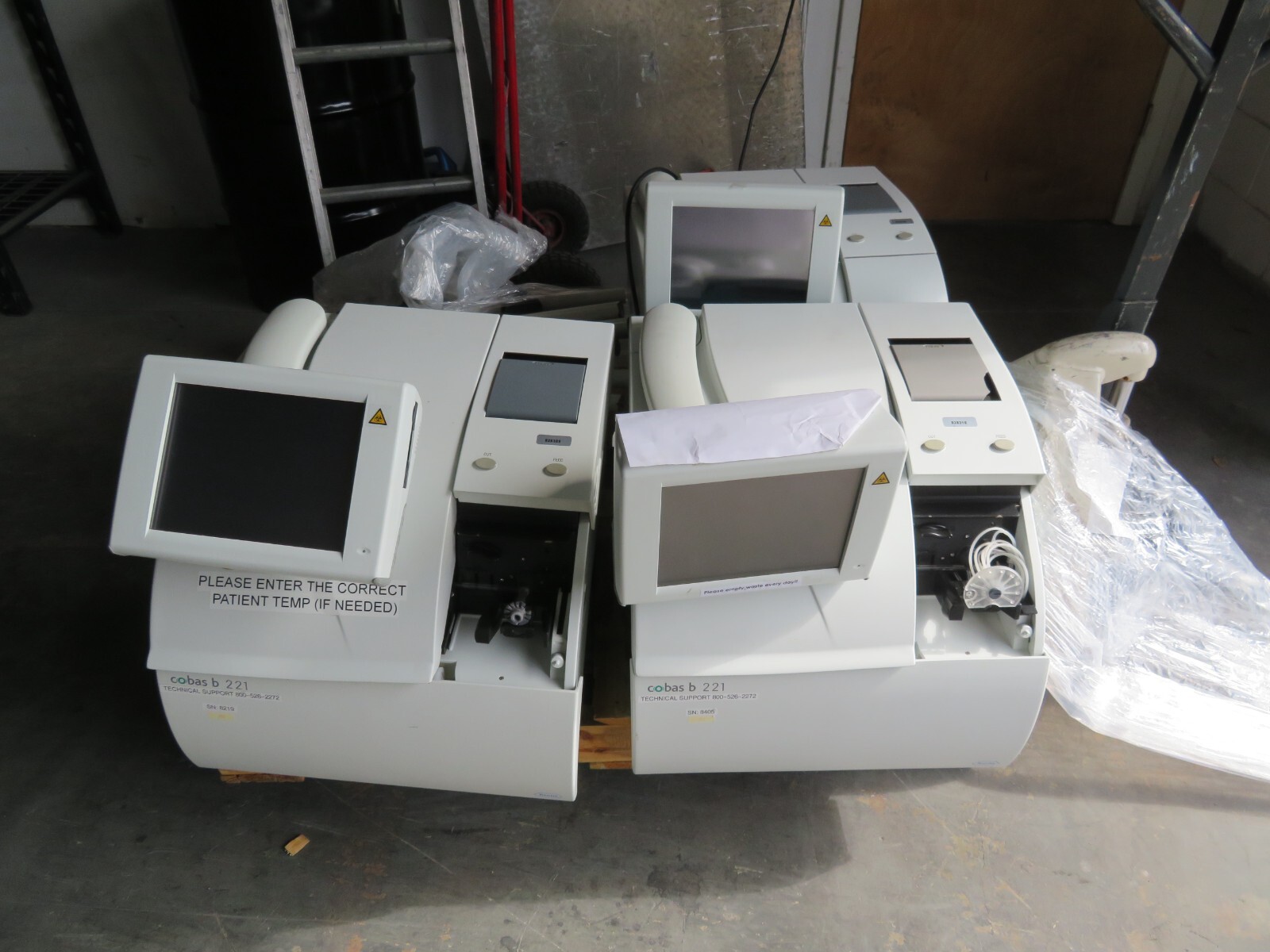 LOT OF 3 Roche Cobas b 221 System 2007 AS IS | eBay