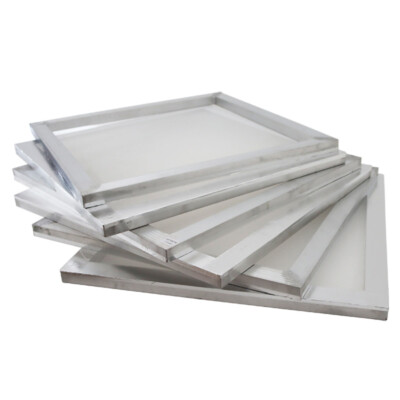 6 PCS 8"*14" Screen Printing Screen Frame with 110mm/43T Mesh White ...