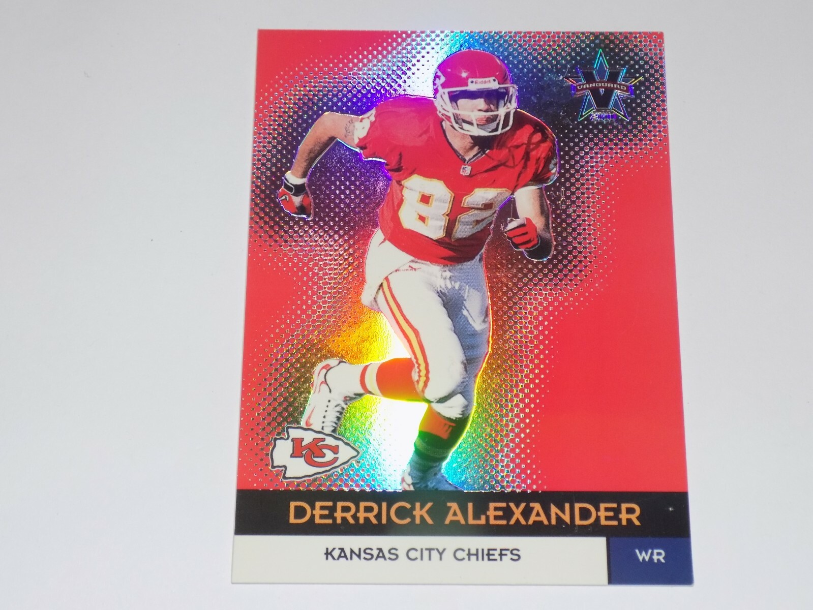 2000 Vanguard Derrick Alexander Kansas City Chiefs Serial #032/138 Card ...