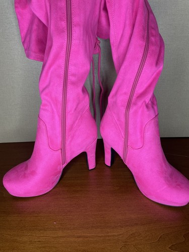 Torrid Thigh High Boots Pink | eBay