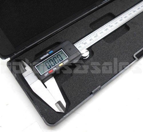 8" Digital Electronic Caliper Precision Stainless Inch/Metric LCD Dial ...