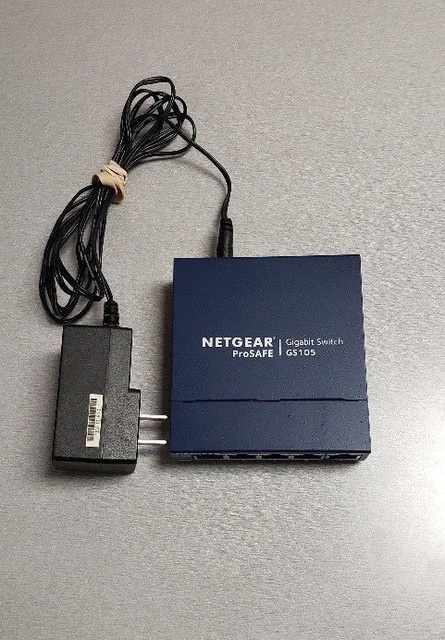 NETGEAR Gs105 ProSafe 5 Port Gigabit Switch GS105V5 for sale online | eBay
