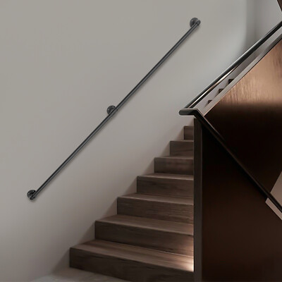 Modern Wall Mounted Handrail 6.6ft Stair Railing Hand Rail for In ...