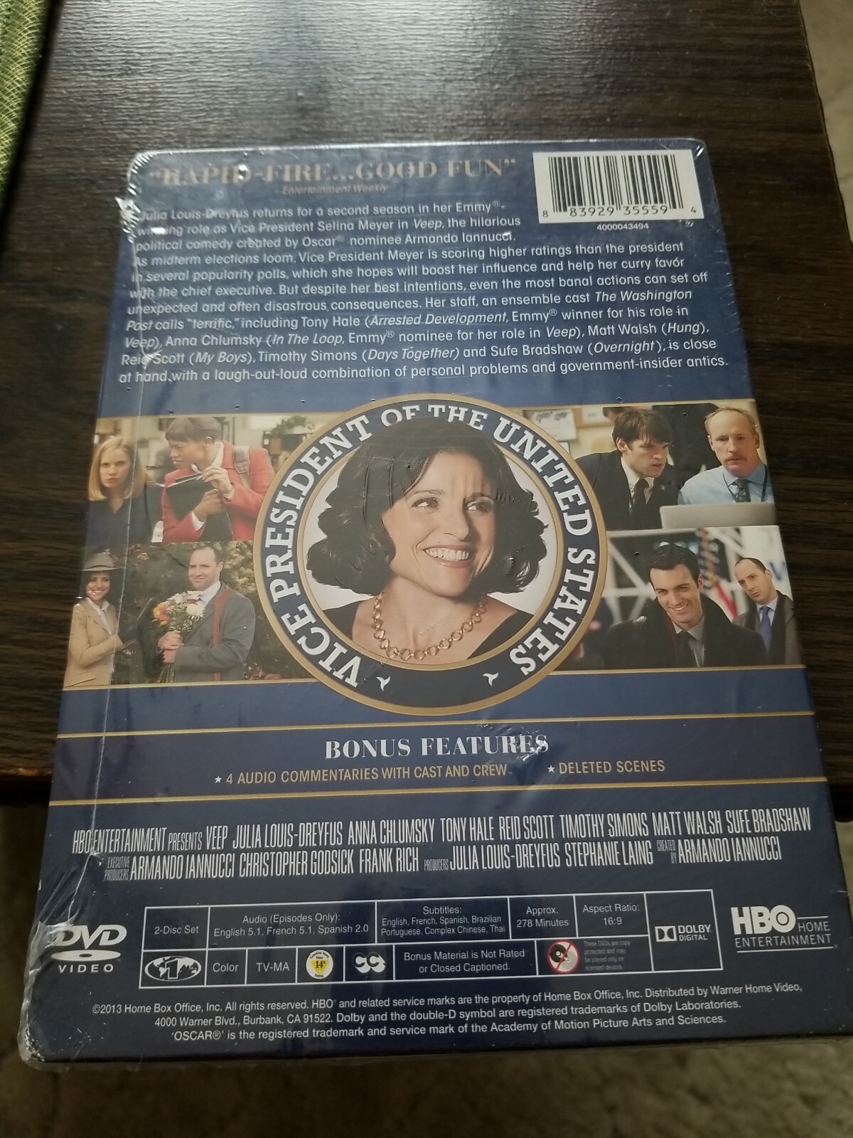 Veep: The Complete Second Season (DVD, 2014, 2-Disc Set) for sale ...