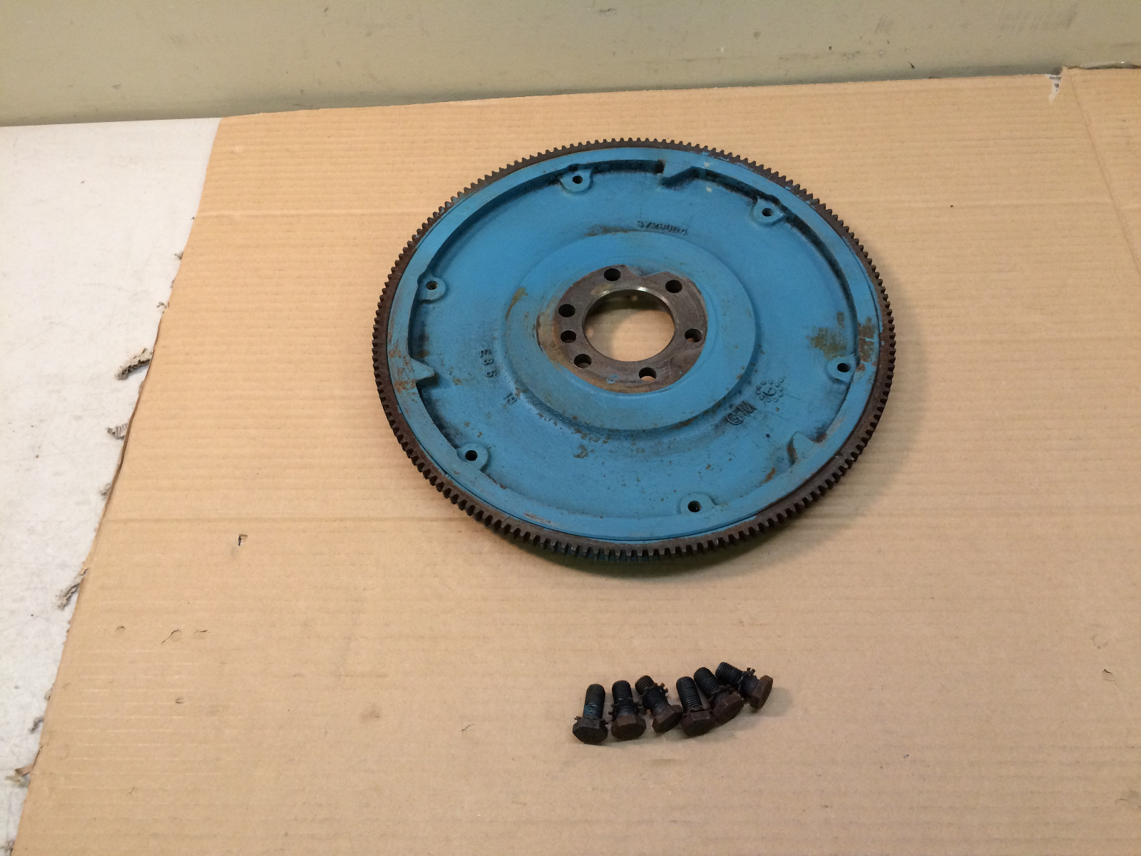 Chris Craft Flywheel 327 F 210 HP GM 3729004 14" 327F marine | eBay