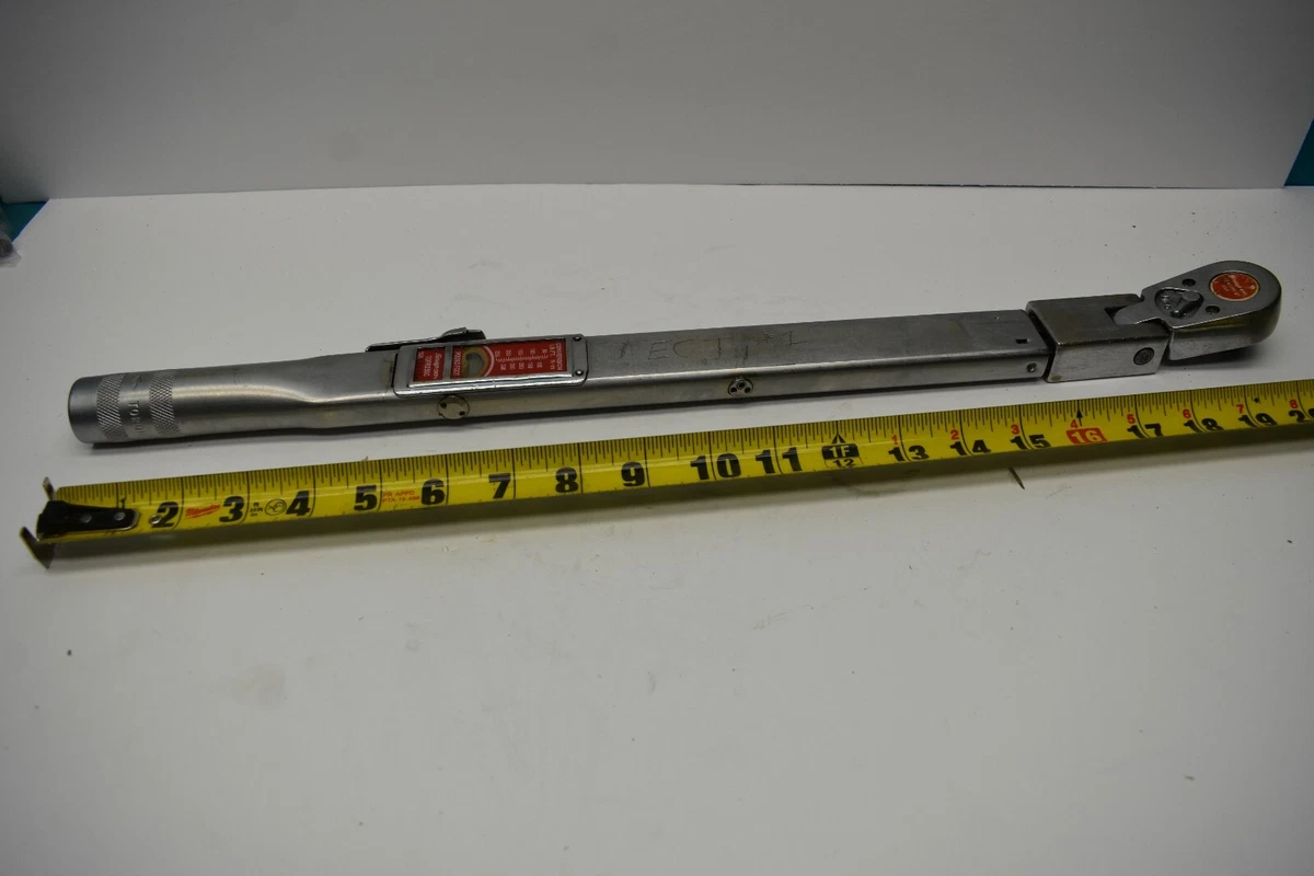 SNAP-ON TOOLS MODEL TQFR250 Flex Head 1/2 Drive Torque, 60% OFF