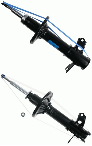 Sachs Rear Shock Absorbers 312 677 fits Mazda 323 Astina BA 1.8 16V ...