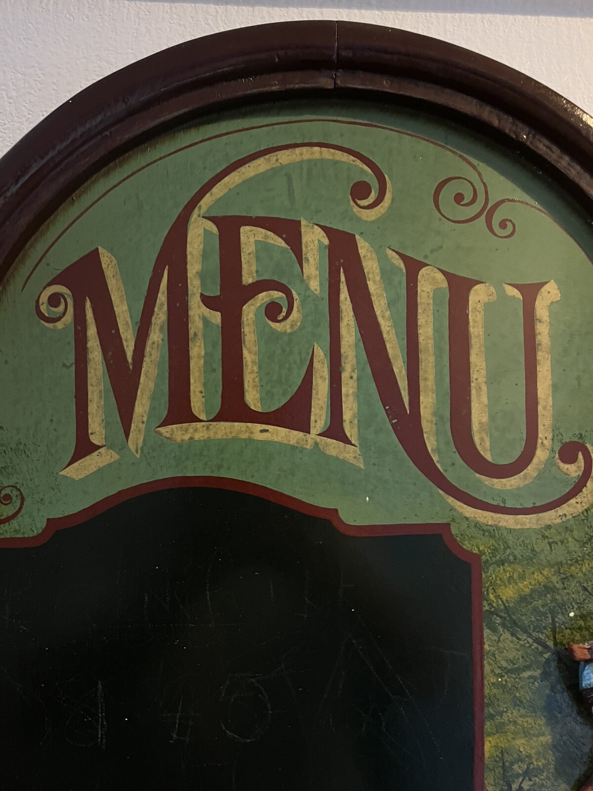 modern vintage country corner cafe restaurant kitchen menu sign wooden ...