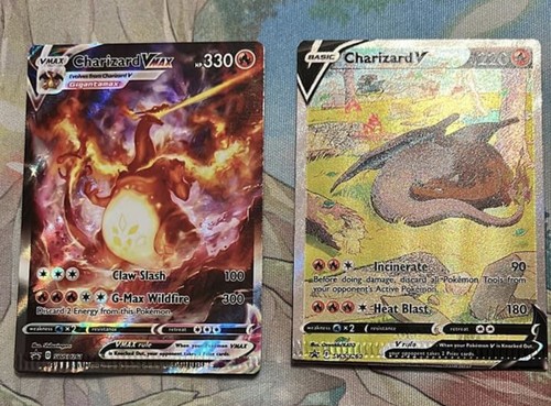 charizard ultra premium collection cards ERROR! super rare crimpled ...