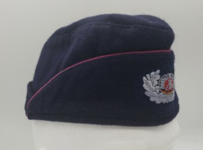 East German Fire Fighter Police Side Cap Hat DDR Feuerwehr overseas ...