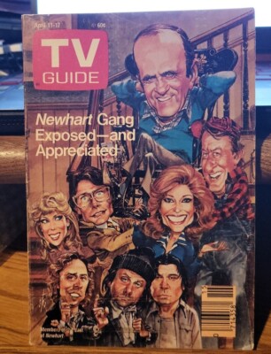TV GUIDE # 1776 - 4/11/87 - 4/17/87 - Members of the cast of Newhart | eBay