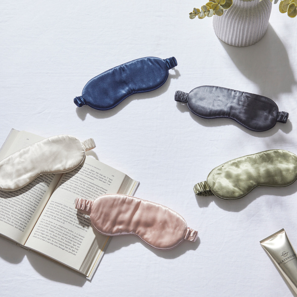 New MUSE Charcoal Mulberry Silk Eye Mask | eBay