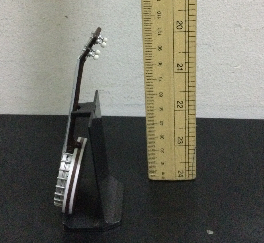 1:6 Simulation Miniature Banjo Bassoon Models Furniture Toy Decoration ...