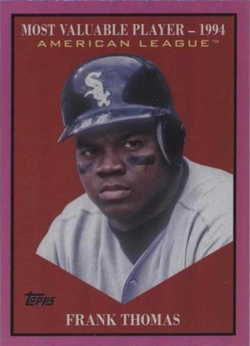 2025 Topps Update Series - Most Valuable Frank Thomas #MV-26 Pink Foil ...