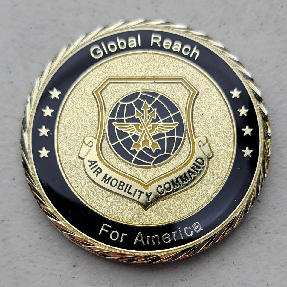 4 STAR - LICHTE - AIR MOBILITY COMMAND - Challenge Coin | eBay