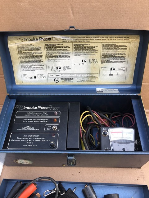 Timco 541001-20 Impulse Phaser Buried Cable Locator w Case for sale ...