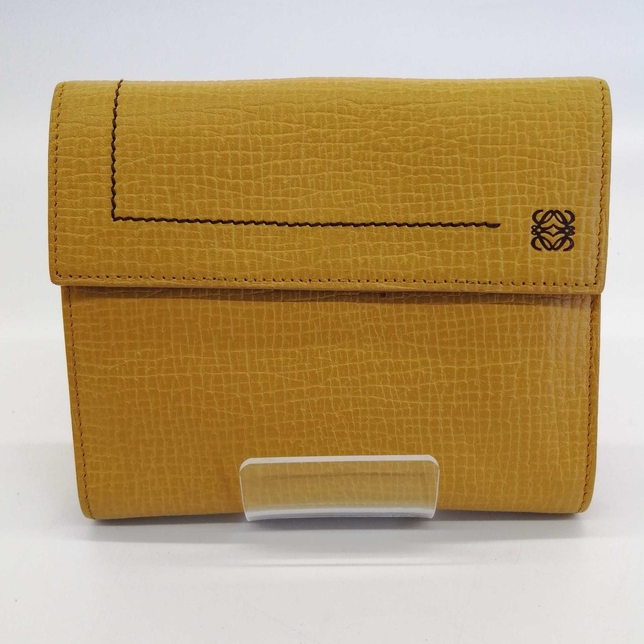 LOEWE Yellow Bi-fold Wallet - Gem