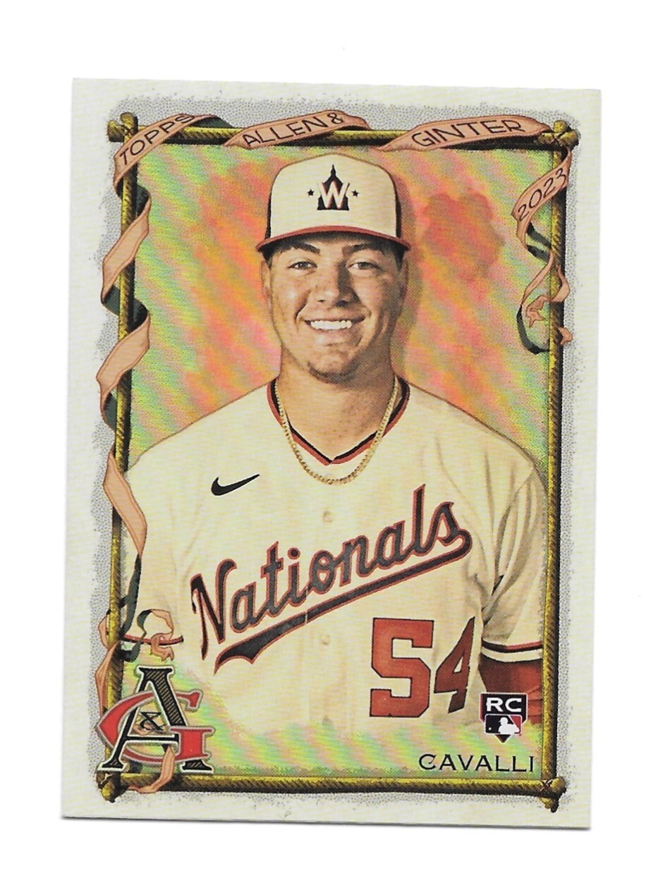 Cade Cavalli 2023 Topps Allen And Ginter Baseball Silver Foil "RC" #124 ...