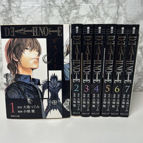 NEW Death Note Bunko-ban Manga Set 1-7 Takeshi Obata and Tsugumi Ohba ...