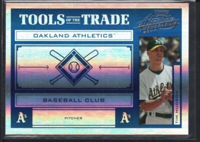 TIM HUDSON 2004 ABSOLUTE #138 TOOLS TRADE BLUE SPECTRUM ATHLETICS SP ...