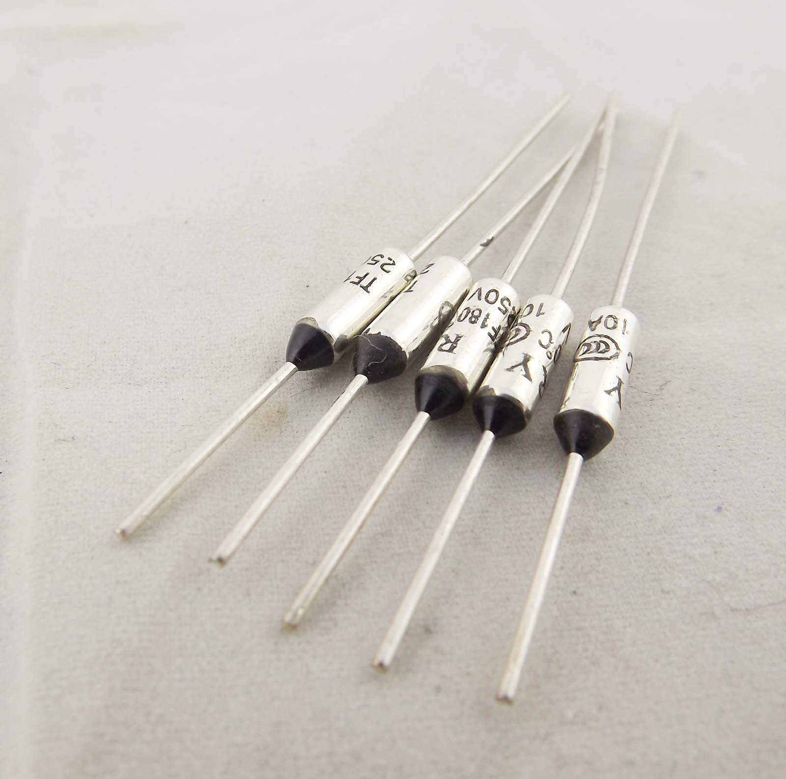10pcs Thermal Fuse Fuses 180°C 180Degree TF Cutoff Cut-off 10A AC 250V ...