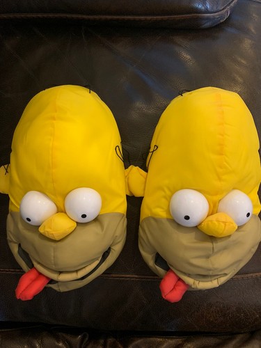 Vtg The Simpsons Adult Large Collectable Homer Simpson Slippers | eBay