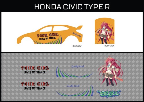 HotWheels(1/64),Honda Civic Type R "JDM 002" Waterslide ...