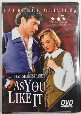 W. Shakespeare's As You Like it [1936] (DVD, 1999) Laurence Olivier NEW ...
