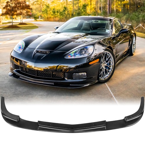 For 05-13 Chevy Corvette C6 Z06 Wide Body Front Bumper Lip Splitter ZR1 ...