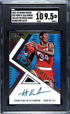 2021-22 Panini Recon Called to Excellence Hakeem Olajuwon Auto 16/49 ...