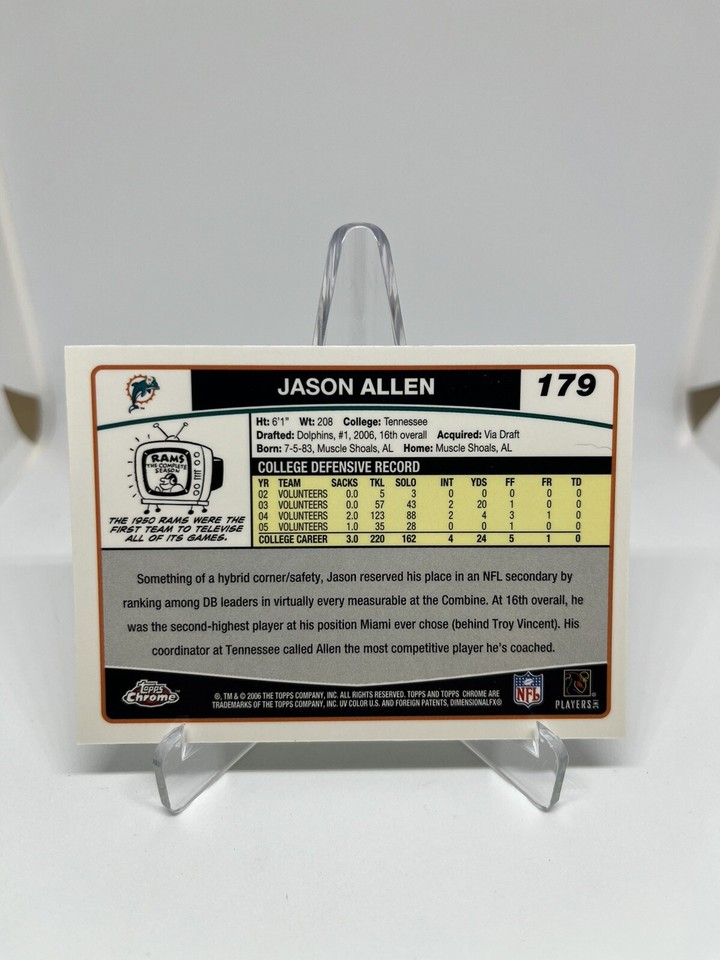2006 Topps Chrome Jason Allen #179 Rookie RC | eBay UK