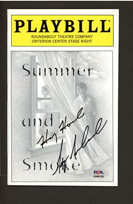 Harry Hamlin/ Mary McDonnell Signed Playbill Autograph PSA/DNA AN46120 ...