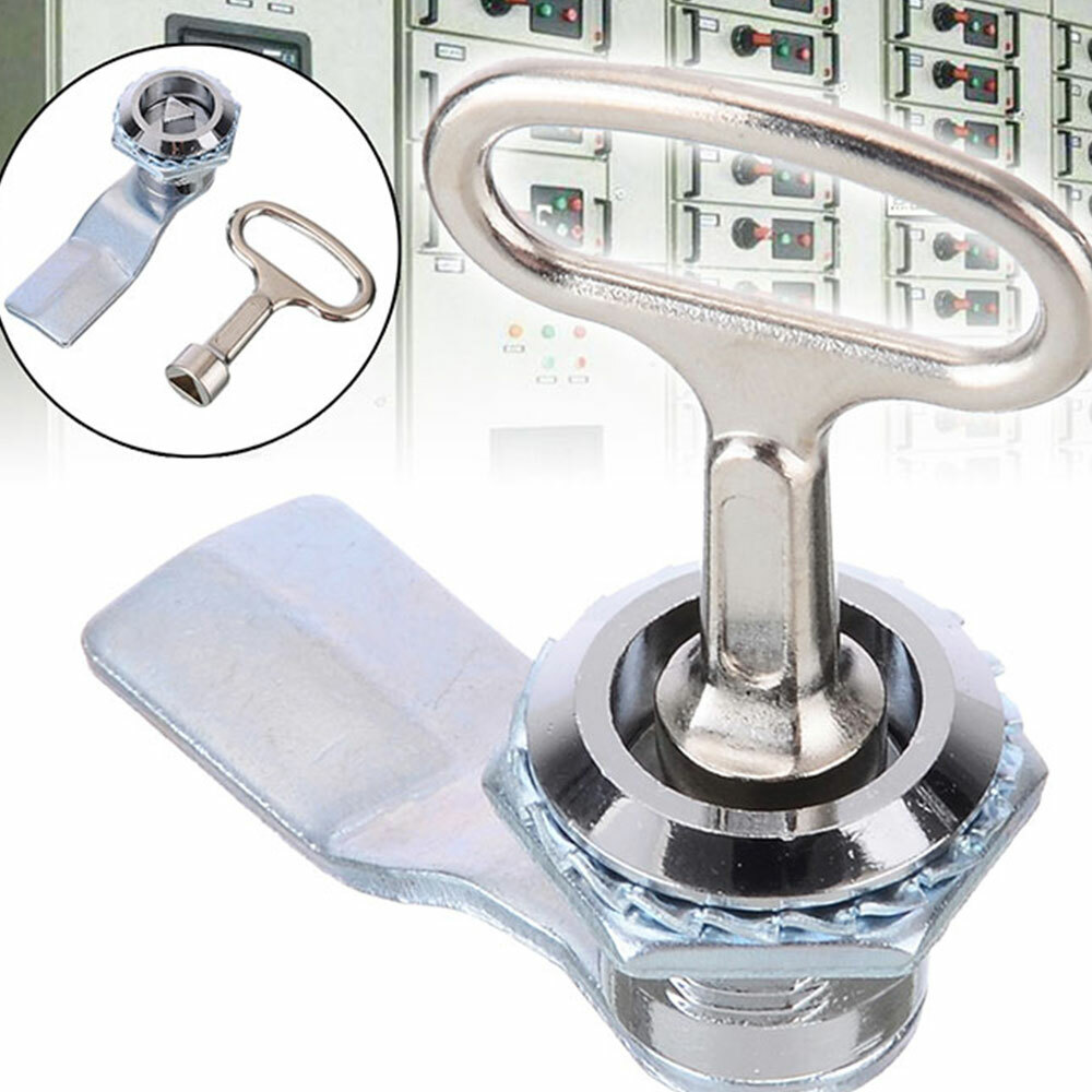 UK Gas Meter Cam Lock & Key GAS ELECTRIC METER Door Cabinet BOX LATCH ...
