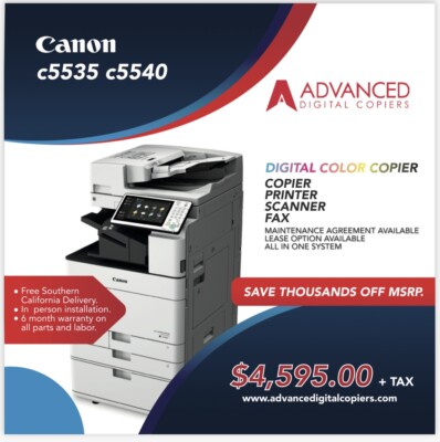 Copiers - Digital Color Copier Printer