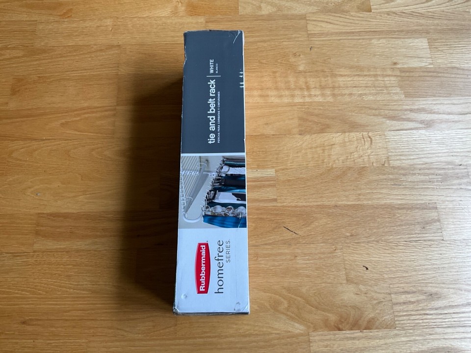 New RUBBERMAID TIE AND BELT RACK SLIDE-OUT/TELESCOPING FOR CLOSET RACK ...